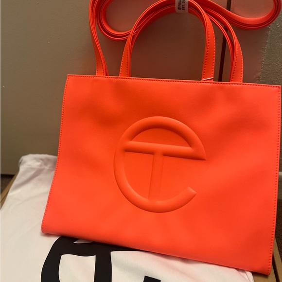 Telfar | Bags | Telfar Medium Tote Bag In Rare Color Hazard 0 Authentic ...